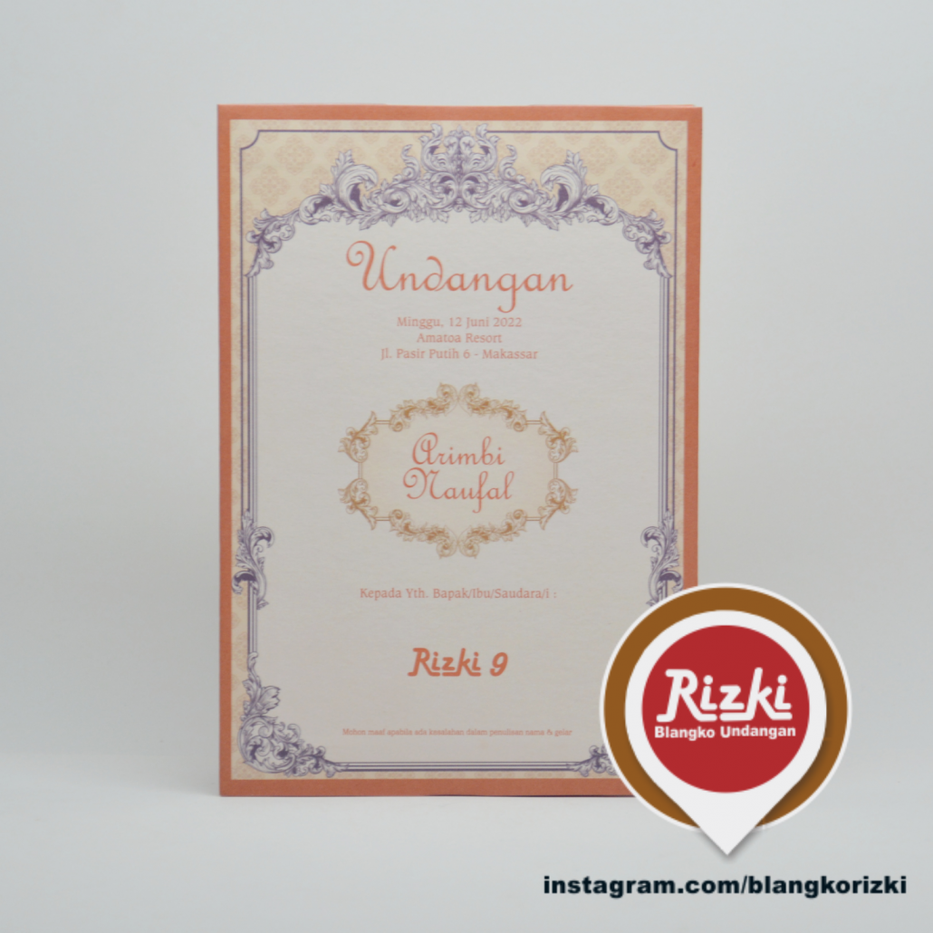 Blangko Undangan Rizki 31 | Rizki Blangko Undangan